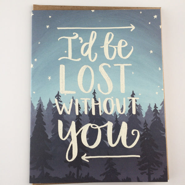 Lost Without You Card – Plumfield