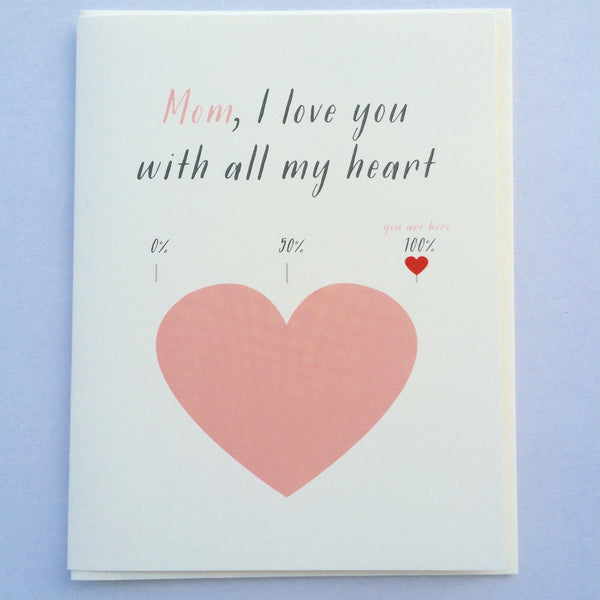 Mother's Day Heart Card – Plumfield