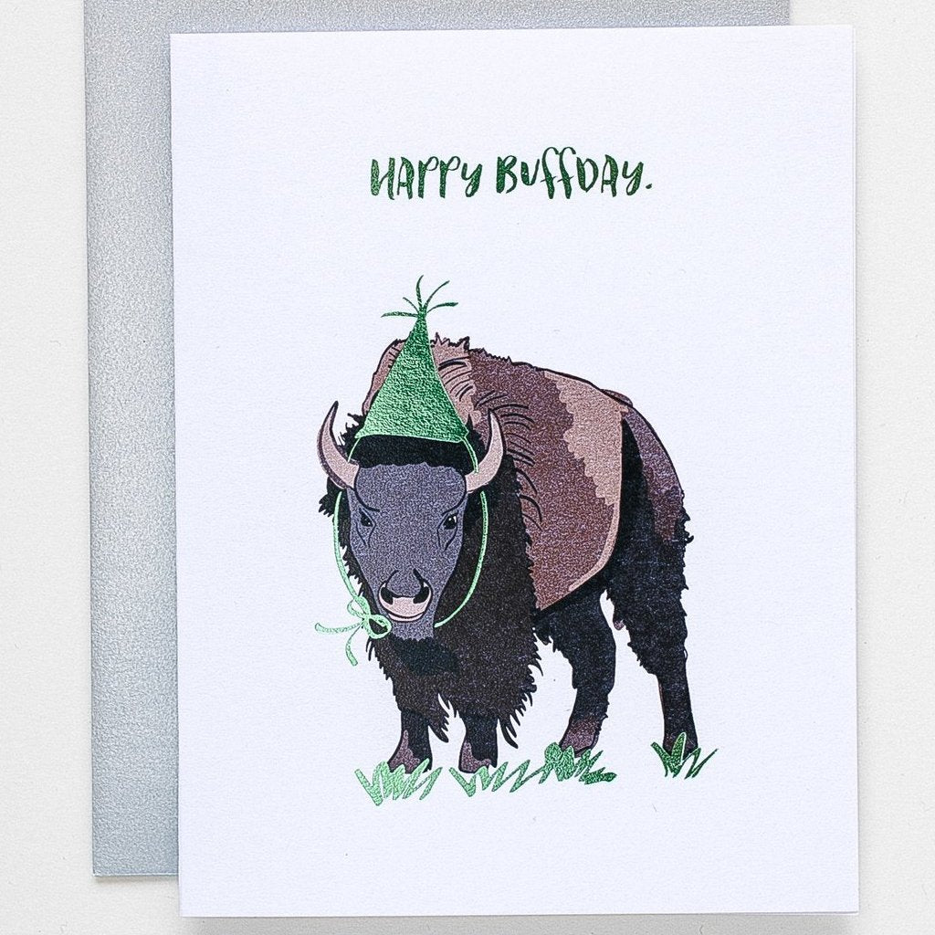 Happy Buffday Card – Plumfield