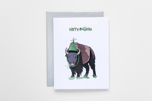 Happy Buffday Card – Plumfield