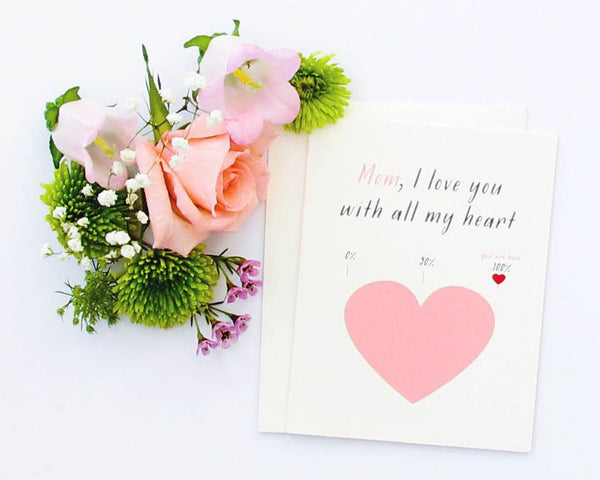 Mother's Day Heart Card – Plumfield