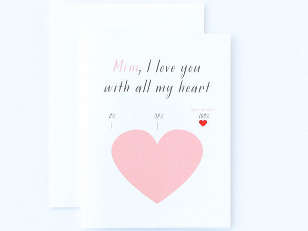 Mother's Day Heart Card – Plumfield