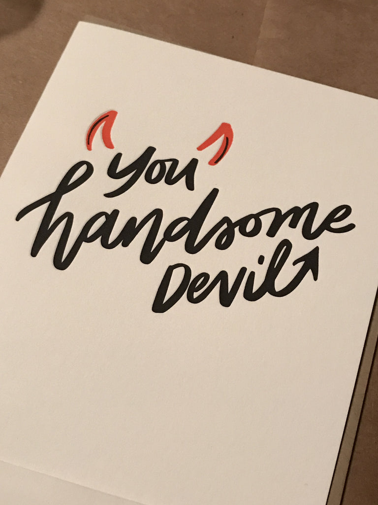 Handsome Devil Card – Plumfield
