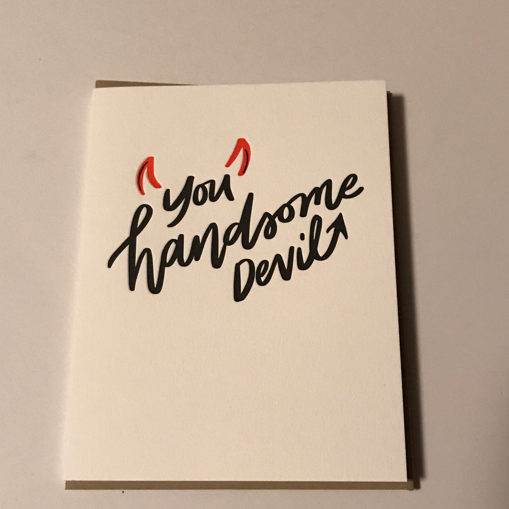 Handsome Devil Card – Plumfield