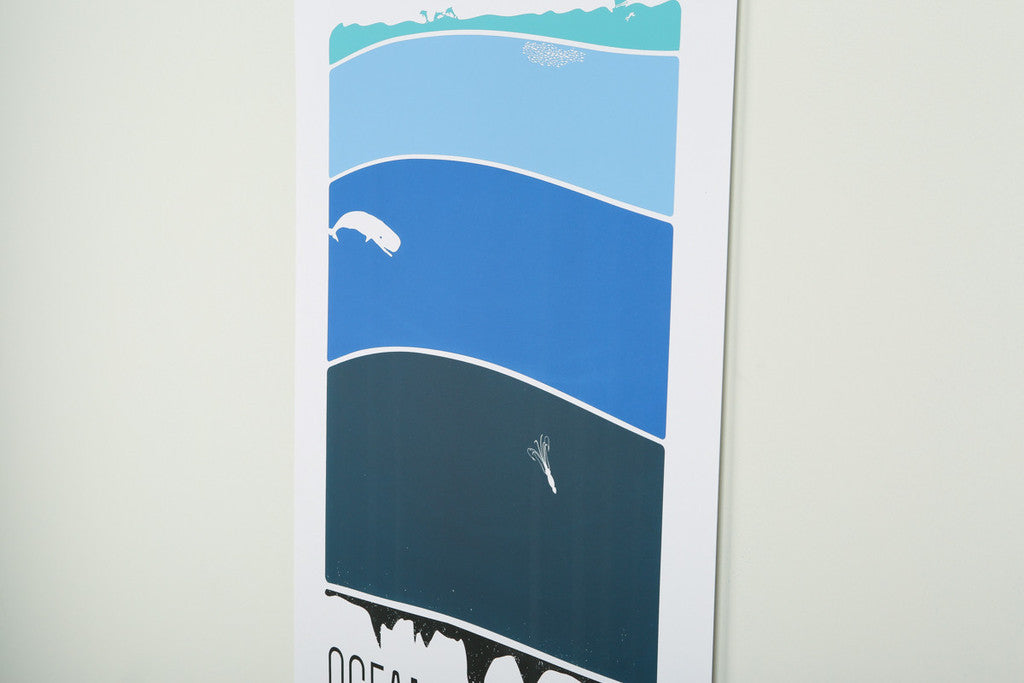 Ocean Screenprint – Plumfield