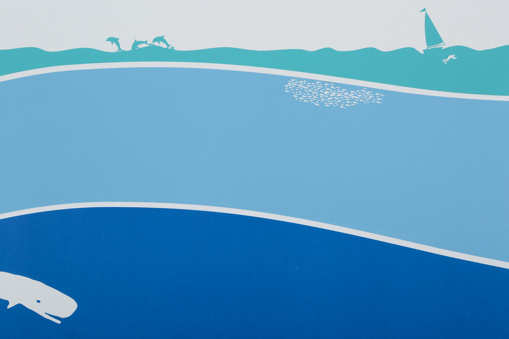 Ocean Screenprint – Plumfield
