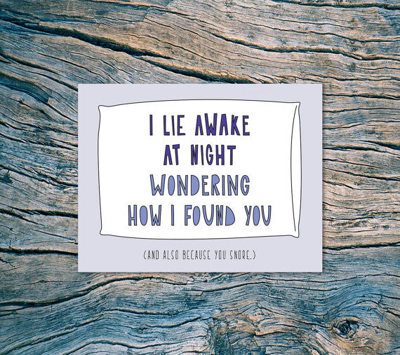 Lie Awake Card – Plumfield