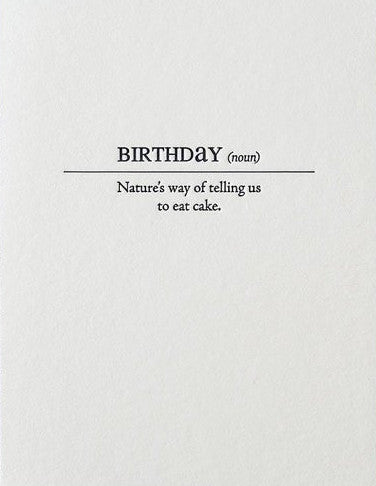 Birthday Definition Card – Plumfield