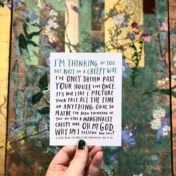 Awkward Thinking of You Card – Plumfield