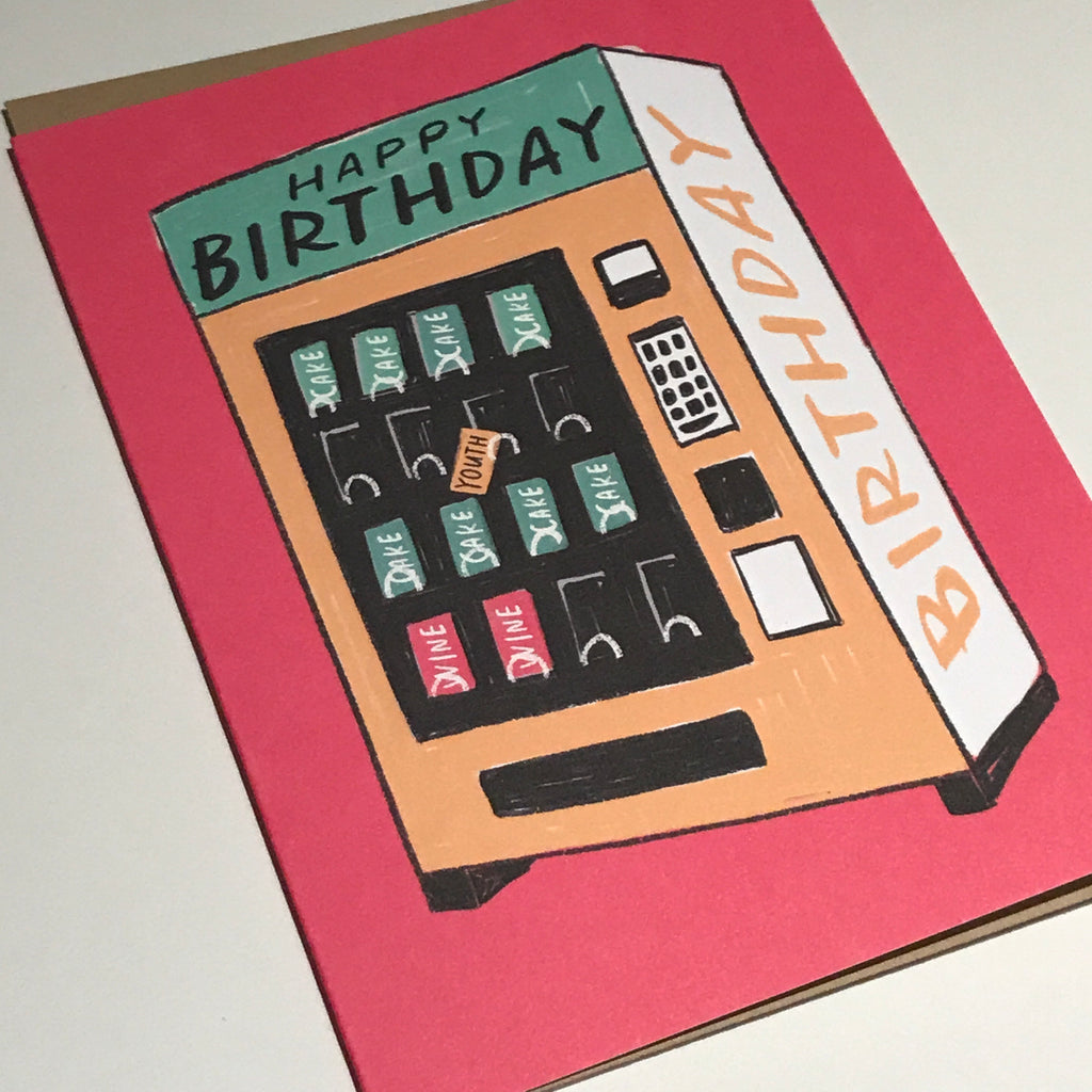Birthday Vending Machine Card – Plumfield