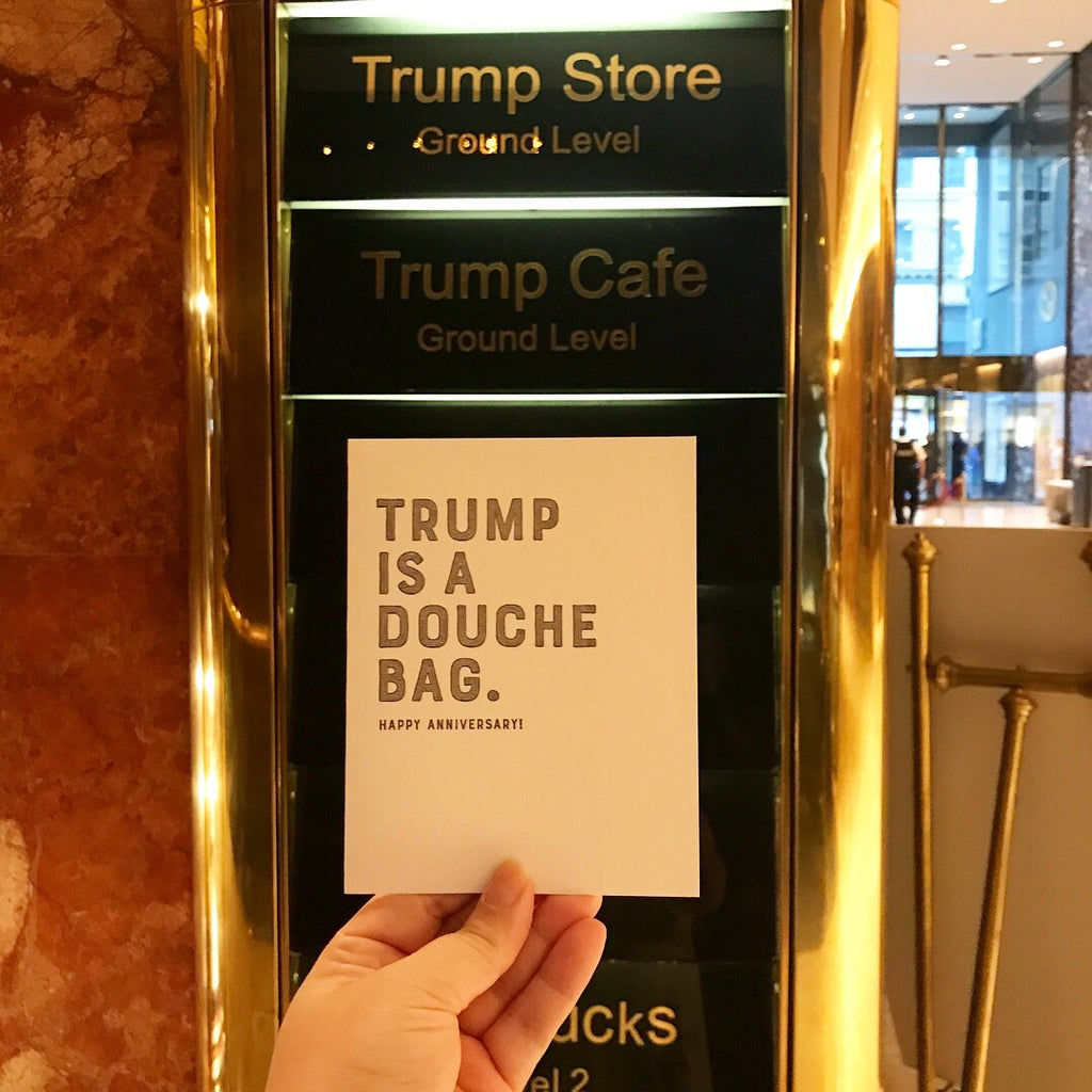 Trump Anniversary Card – Plumfield