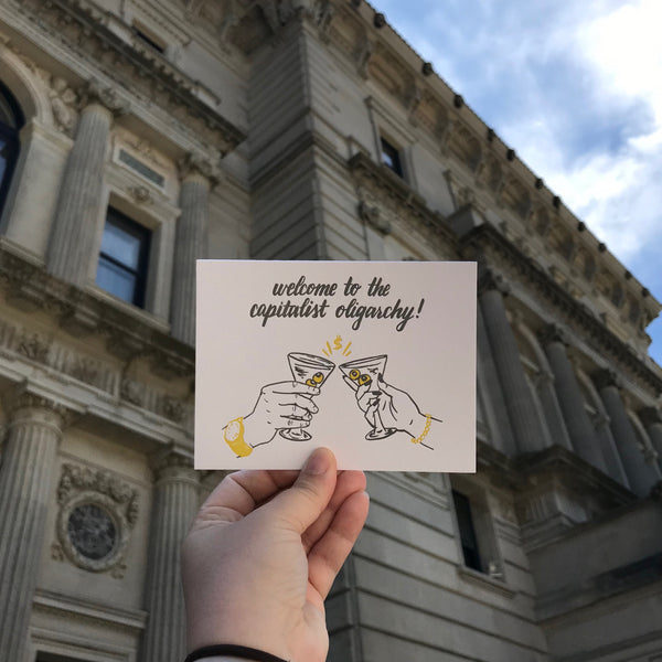 Capitalist Oligarchy Card – Plumfield