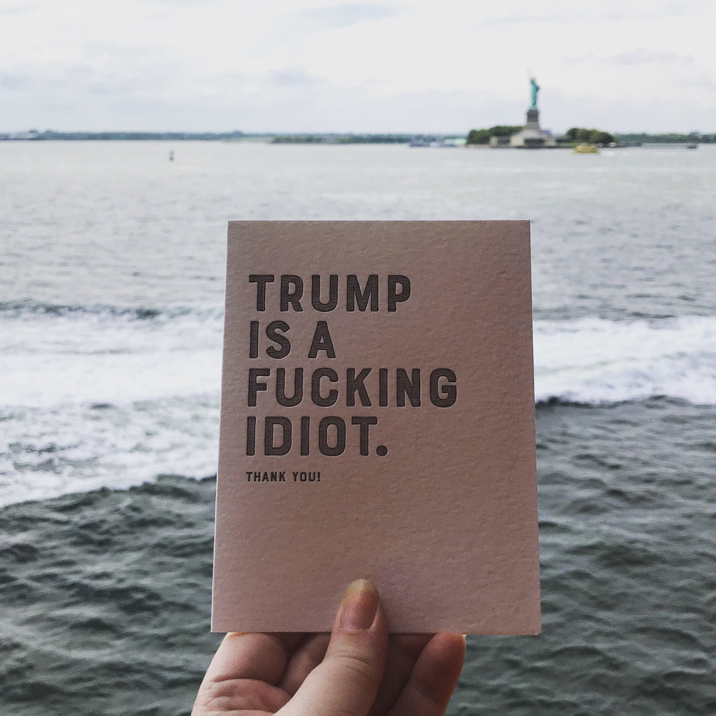 Trump Thank You Card – Plumfield