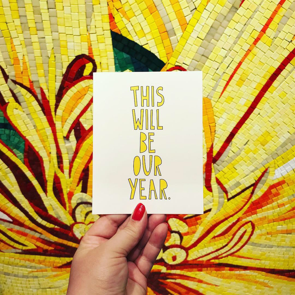 Our Year Card – Plumfield