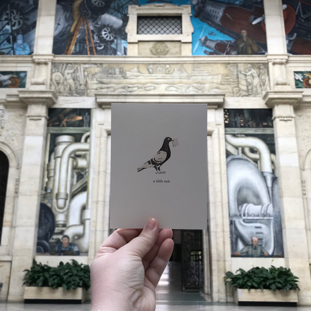 Pigeon Note Card – Plumfield