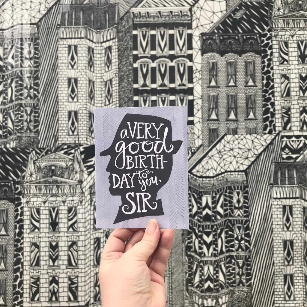 Birthday Sir Card – Plumfield