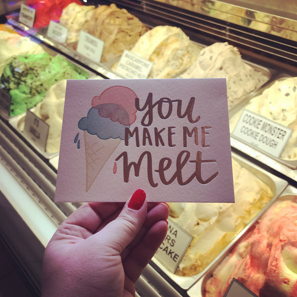 Make Me Melt Card – Plumfield