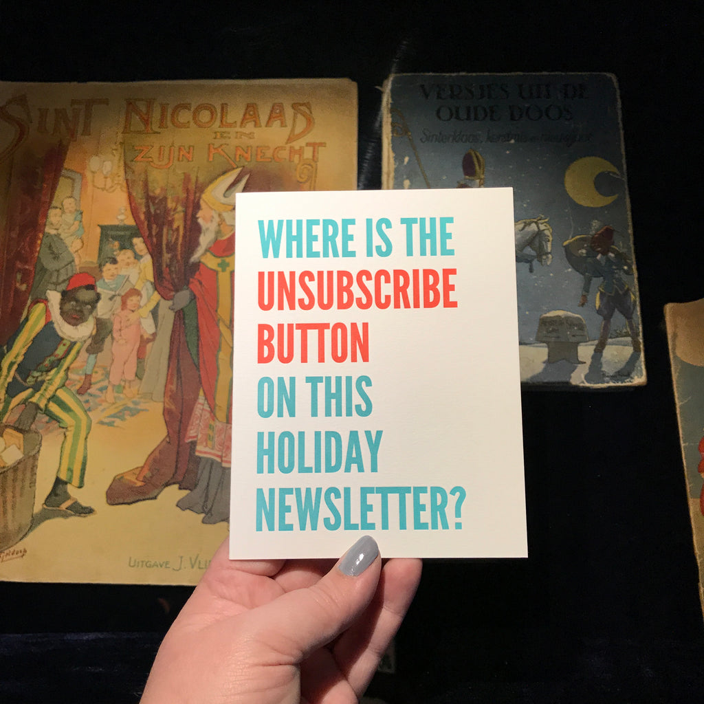 Holiday Newsletter Card – Plumfield