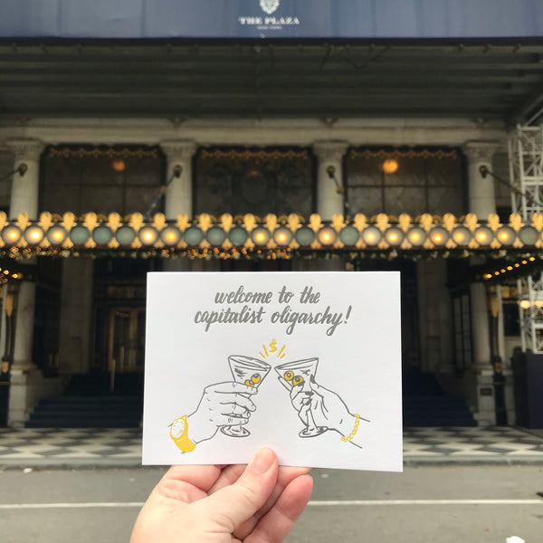 Capitalist Oligarchy Card – Plumfield