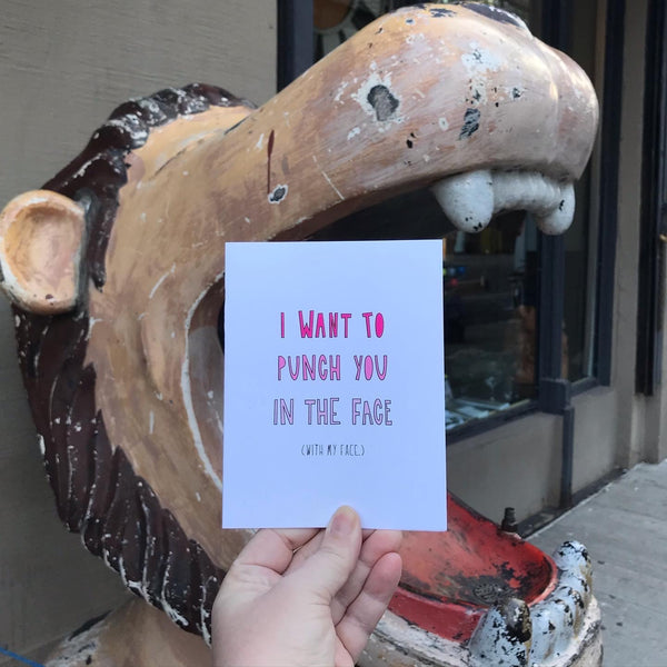 Punch You in the Face Card – Plumfield