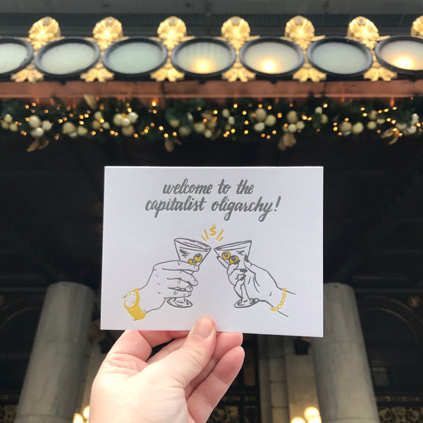 Capitalist Oligarchy Card – Plumfield