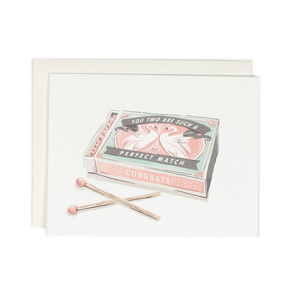 Swan Matchbox Card – Plumfield